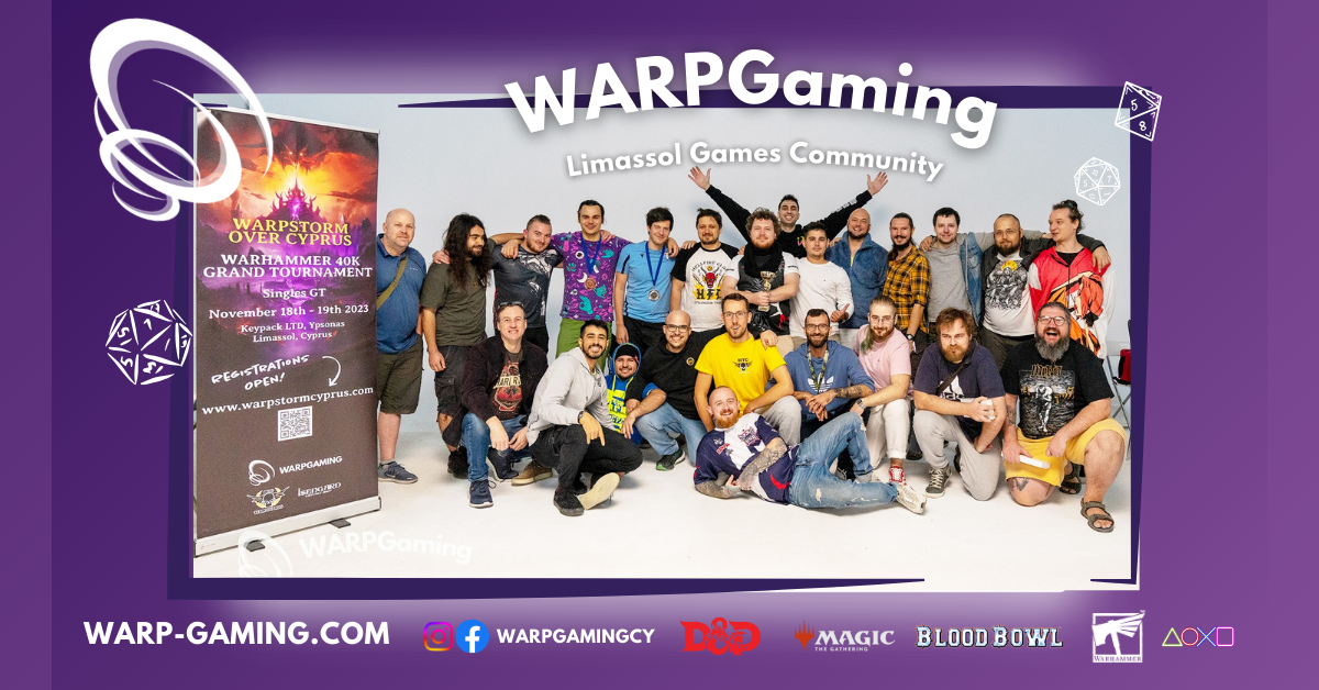 WARPGaming | Largest Warhammer Community in Cyprus